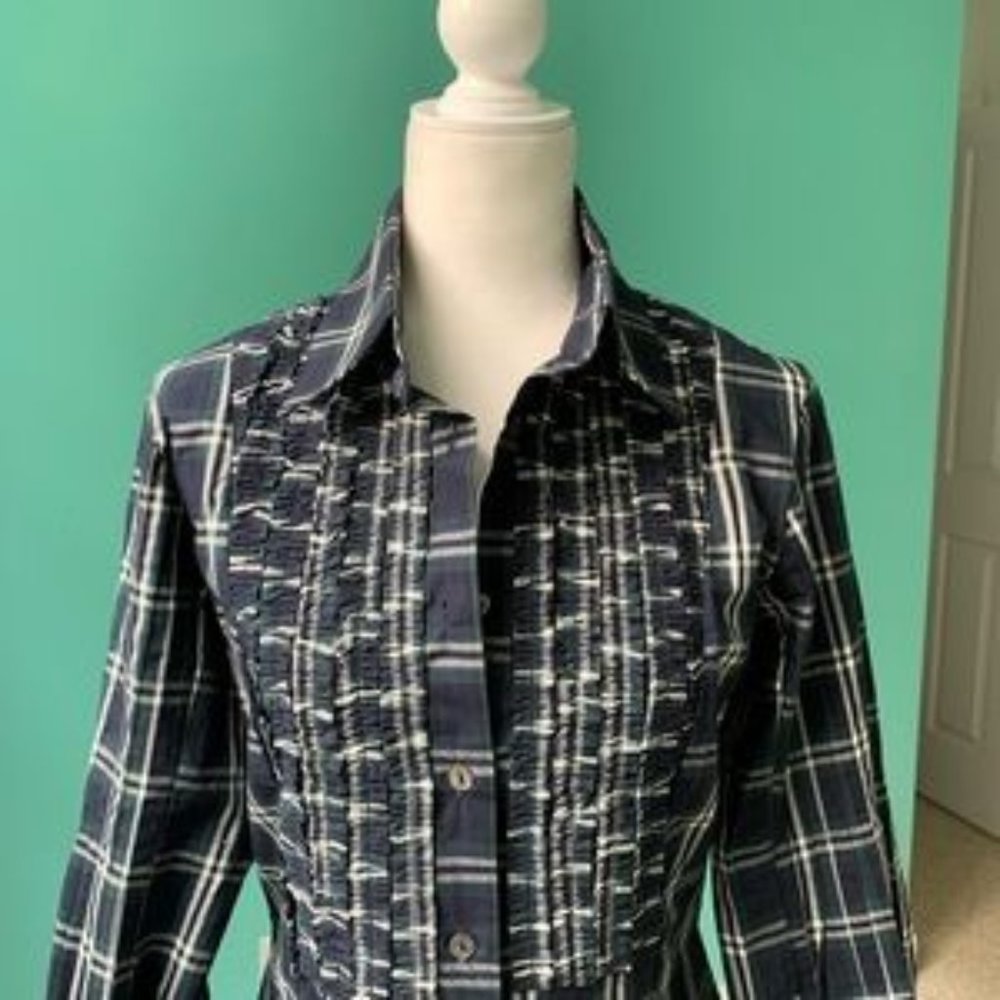 Bell By Alicia Bell Preppy Plaid Button Down - Gem
